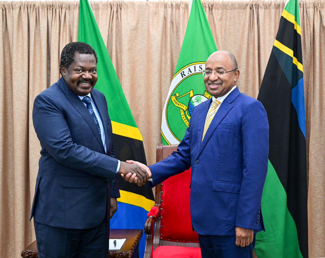 Makamu wa Rais Dkt. Nchimbi afanya mazungumzo na Rais wa Zanzibar ...